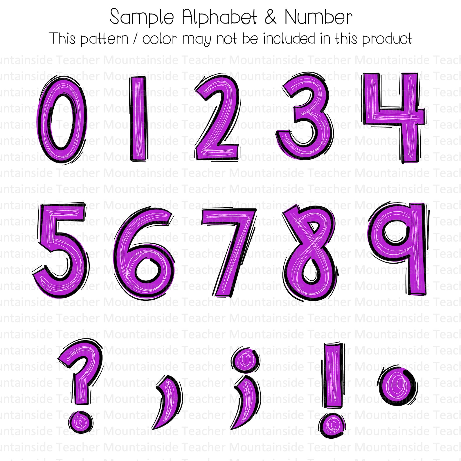 Scribble Letters, Boho Doodle Alphabet, PNG Bundle, Doodle Sublimation ...