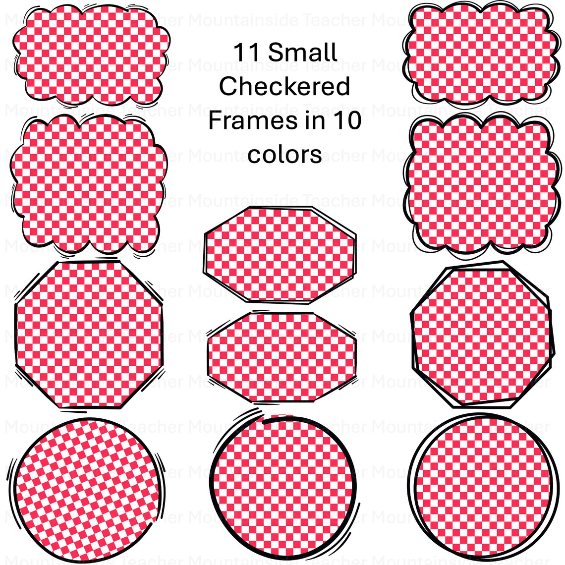Dotted Doodle Alphabet PNG Bundle, 11 Bonus Frames (digital Download ...