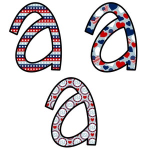 Patriotic Doodle Alphabet PNG Clipart: 4th of July Font - Etsy