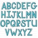 Block Doodle Letters, Colorful Doodle Alphabet, Sublimation Set, PNG ...