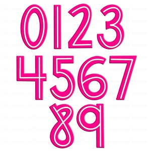 Beveled Doodle Alphabet, Bright Neon PNG, Sublimation, Alpha Design ...