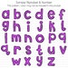 Scribble Letters, Colorful Doodle Alphabet, PNG Bundle, Doodle ...