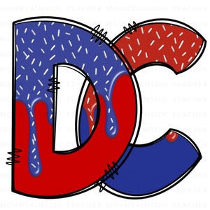 Sprinkle Drip Letters, Bright Doodle Alphabet, PNG Bundle, Doodle ...