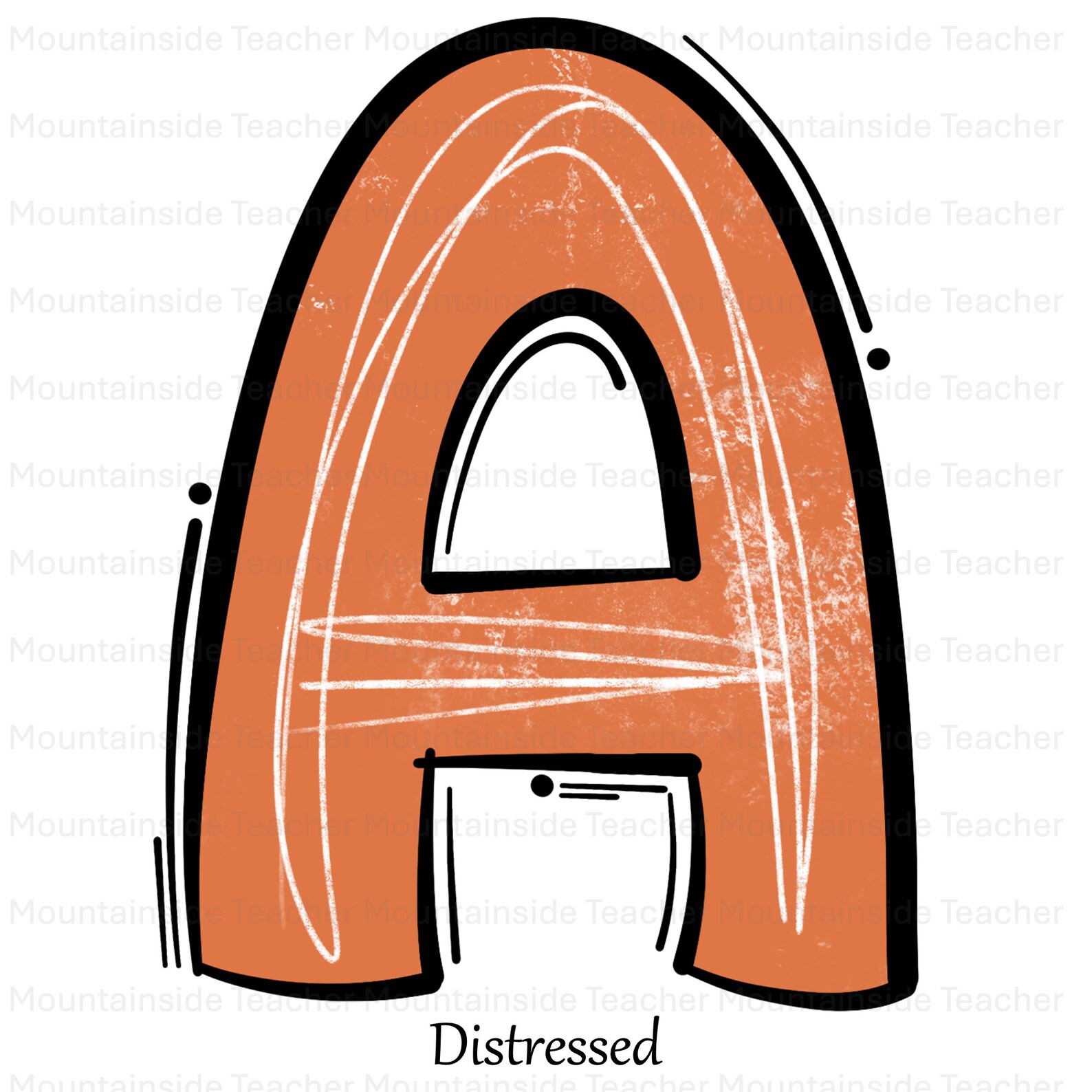 Scribble Letters, Boho Doodle Alphabet, PNG Bundle, Doodle Sublimation ...