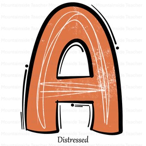 Scribble Letters, Boho Doodle Alphabet, PNG Bundle, Doodle Sublimation ...