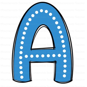 Dotted Doodle Alphabet PNG Bundle, 11 Bonus Frames (digital Download ...