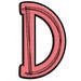 Blunt Edge Scribble Doodle Letters Boho Colors PNG Bundle Alphabet ...