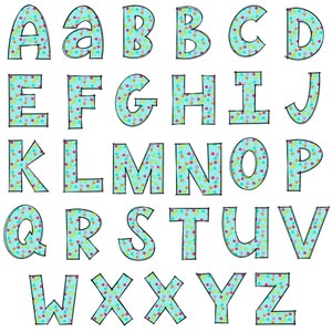Doodle PNG Alphabet Summer Sweet Treats Doodle Alphabet - Etsy