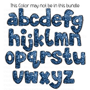 Glitter Doodle Alphabet PNG Doodle Sublimation Alpha Set Design PNG ...