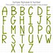 Colorful Scribble Doodle Letters Alphabet PNG Bundle Doodle Sublimation ...