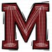 Varsity Scribble Letters, Maroon and Gold Doodle Alphabet, PNG Bundle ...