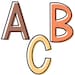 Earth Tones Doodle Alphabet: PNG Sublimation Letters (digital Download ...