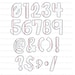 Pencil Doodle Font PNG Alphabet: Back to School Letters (digital ...