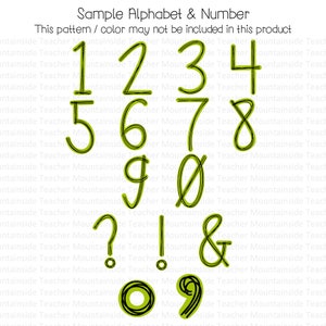 Colorful Scribble Doodle Letters Alphabet PNG Bundle Doodle Sublimation ...