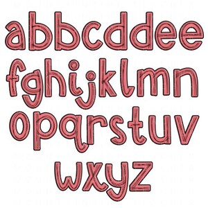 Blunt Edge Scribble Doodle Letters Boho Colors PNG Bundle Alphabet ...