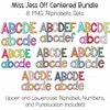 Scribble Letters, Bright Doodle Alphabet, PNG Bundle, Doodle ...