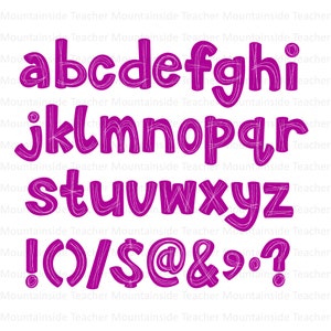 Scribble Letters, Bright Doodle Alphabet, PNG Bundle, Doodle ...