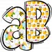 Bee Doodle Alphabet Spring PNG Sublimation Alpha Design Uppercase and ...