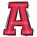 Varsity Scribble Letters, Red Doodle Alphabet, PNG Bundle, Sublimation ...
