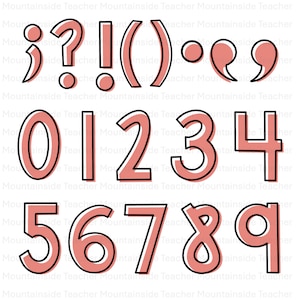 Block Doodle Letters, Dusk Doodle Alphabet, Sublimation Set, PNG Doodle ...