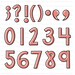 Block Doodle Letters, Dusk Doodle Alphabet, Sublimation Set, PNG Doodle ...