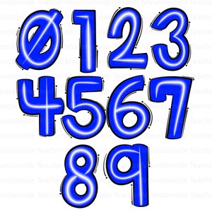 Illuminated Letters, Bright Doodle Alphabet, PNG Bundle, Doodle ...