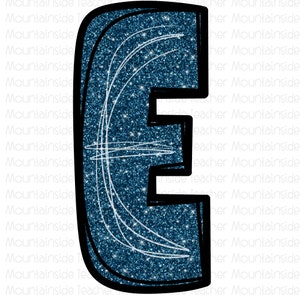 Scribble Glitter Doodle Alphabet PNG Sublimation Alpha Set Design ...