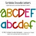 Scribble Letters, Boho Doodle Alphabet, PNG Bundle, Doodle Sublimation ...