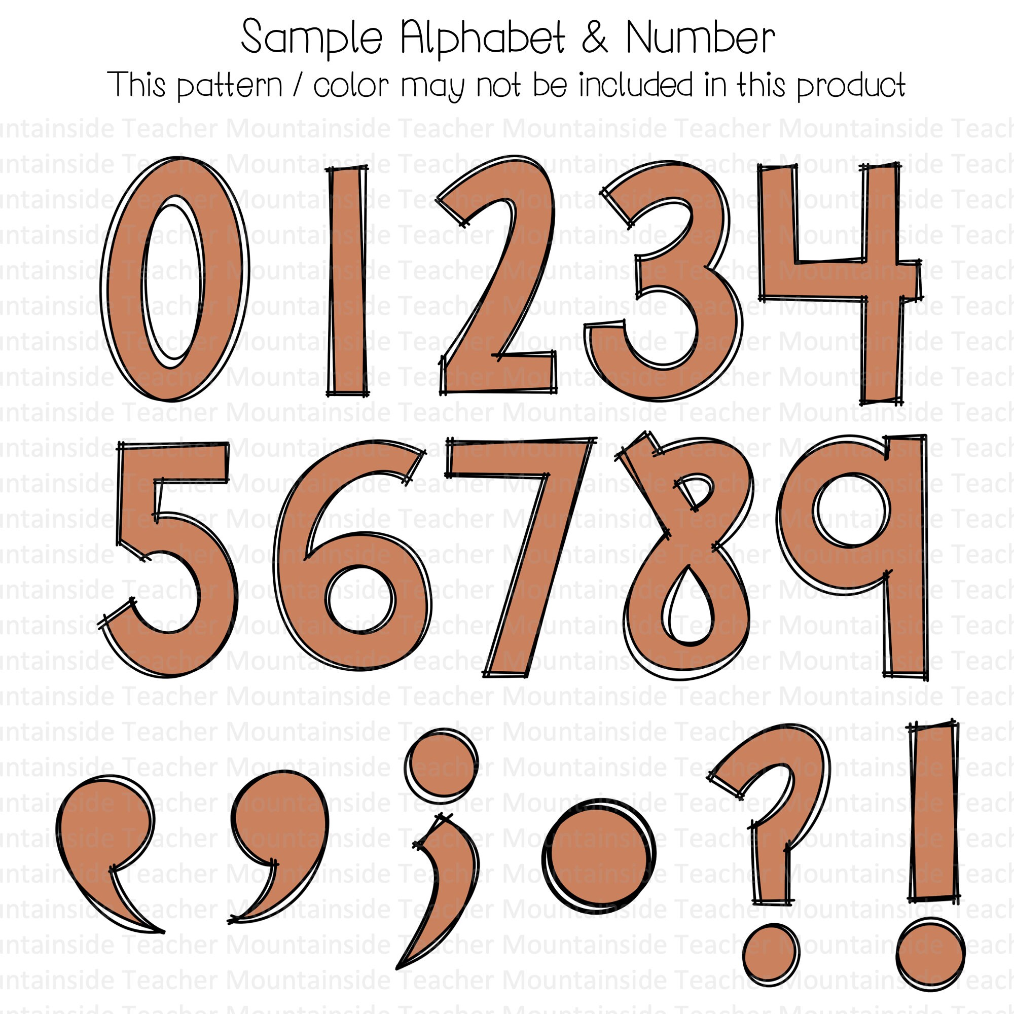 Double Line Doodle Letters Alphabet PNG Bundle Doodle - Etsy