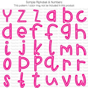Scribble Bright Neon Colors Doodle Letters PNG Bundle Doodle ...