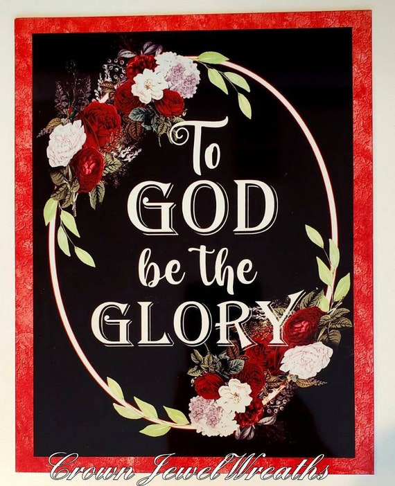 Beautiful Christian message wreath sign | Etsy