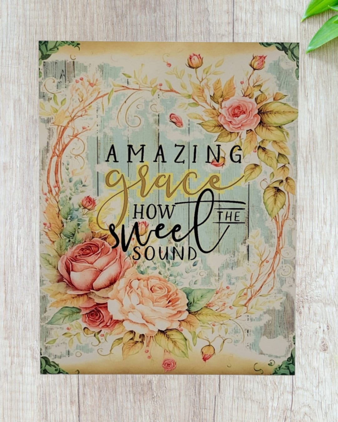 Beautiful Christian Message Wreath Sign, Amazing Grace Wreath Sign - Etsy