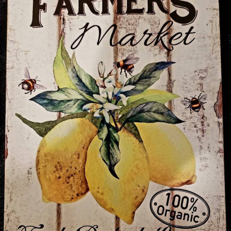 Lemon Sign - Etsy