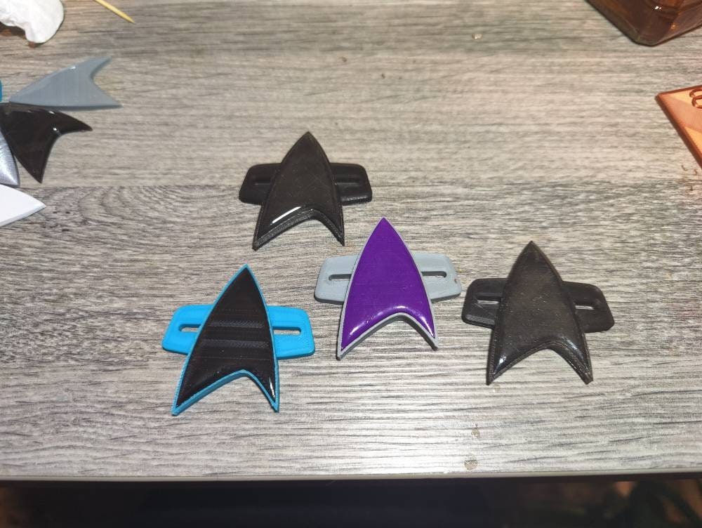 Star Trek Comm Badges - Etsy