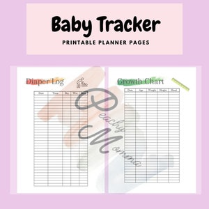 Baby Tracker Printables - Etsy