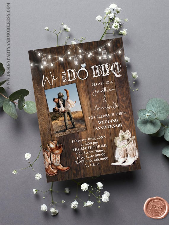 Rustic Country Happy Anniversary