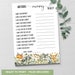 Forest Animals Who Knows Mommy the Best Baby Shower Game Woodland ...