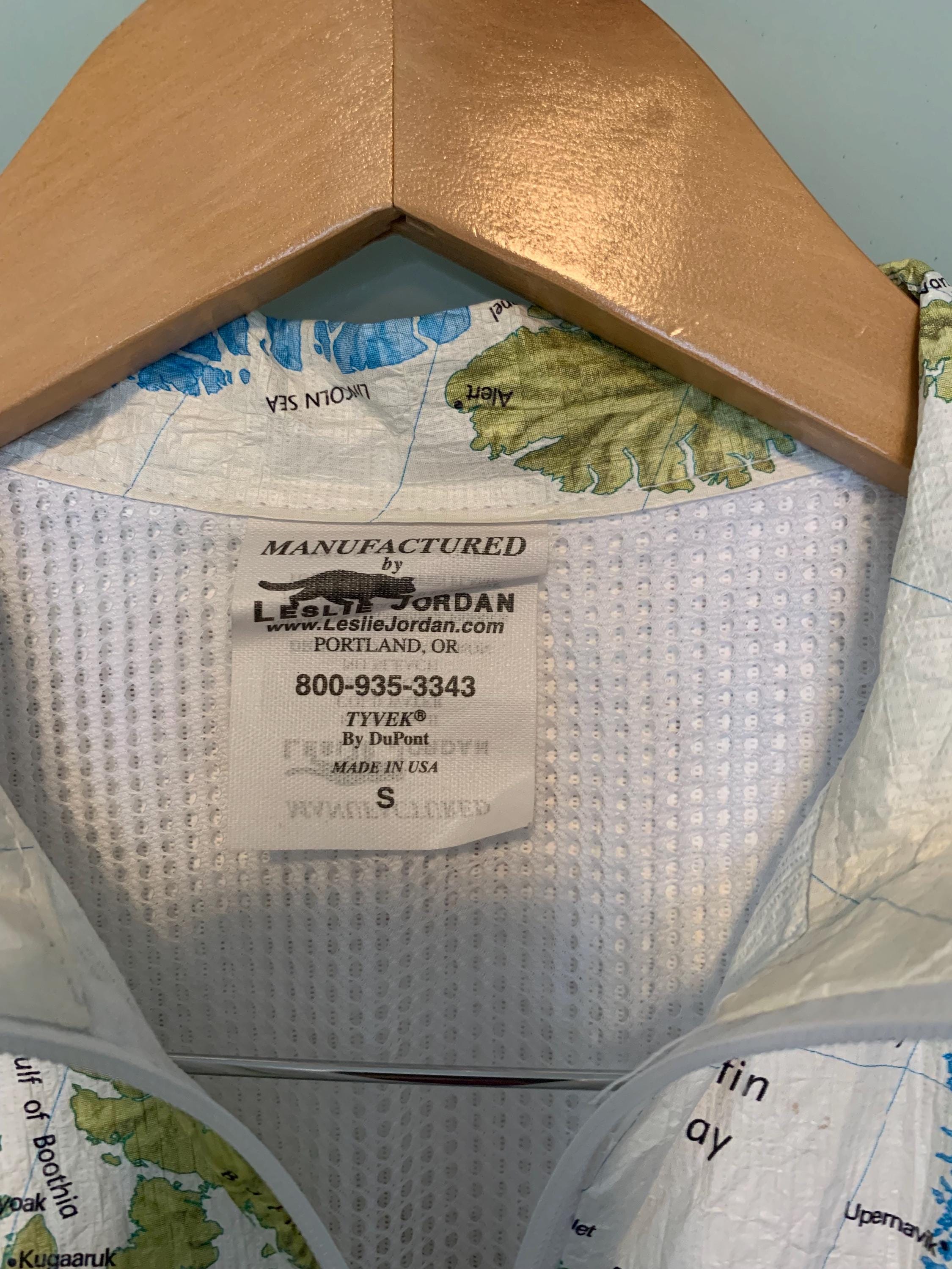Vintage Mapquest Leslie Jordan World Map Tyvek Jacket - Etsy