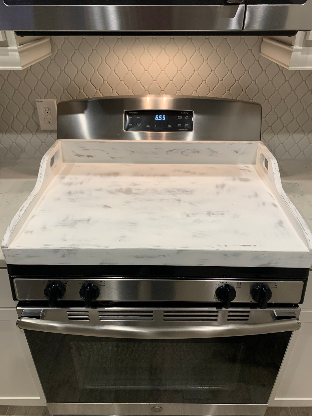 Custom Handmade Wood Stove Top Cover - Etsy