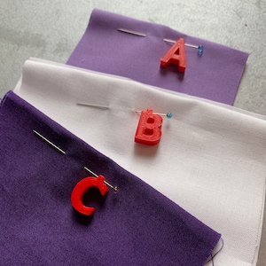 Pinnable Quilt Block Markers: Alphabet & Number Labels - Etsy