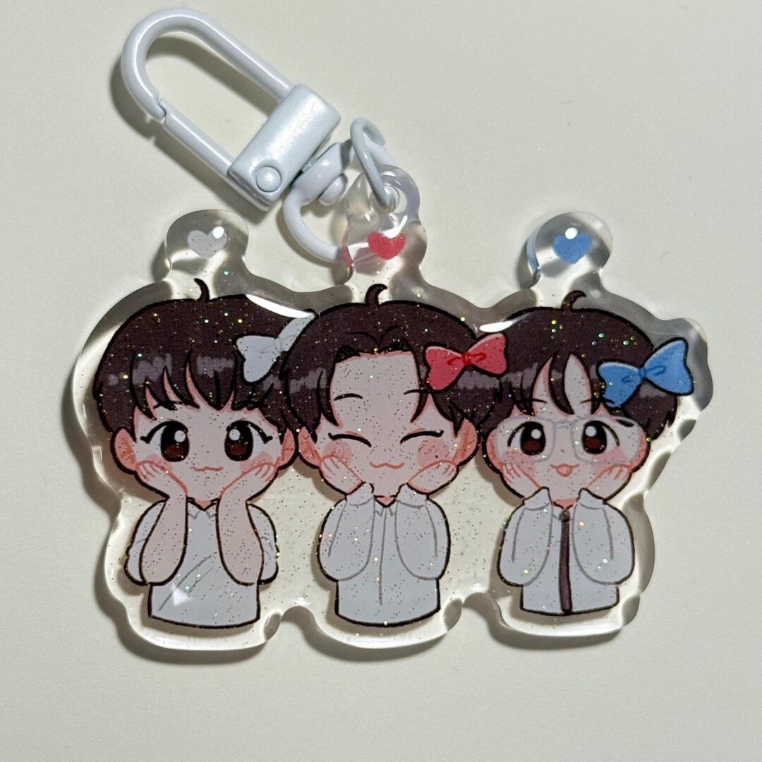Tropical Boys Mini Keychain - Etsy
