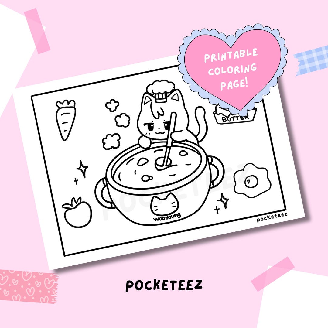 Printable Aniteez Coloring Page (wooyonyang) - Etsy