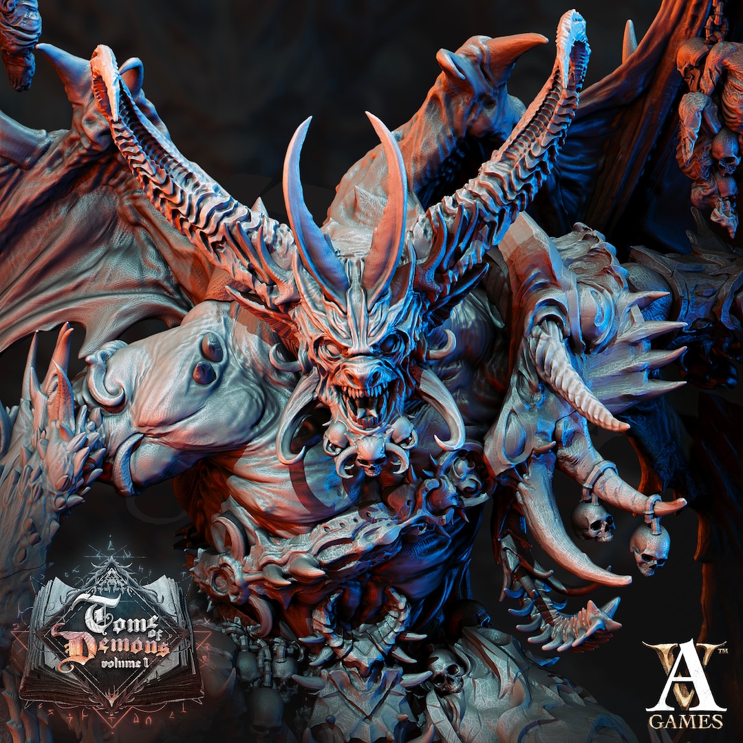 Armaros, Chaos Incarnate (2 Options) \ 125mm Fantasy Miniature \ the ...