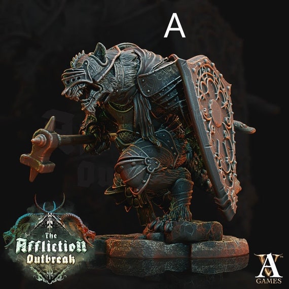 The Ratwatch 4 Poses 32mm Tall Fantasy Miniature | Etsy