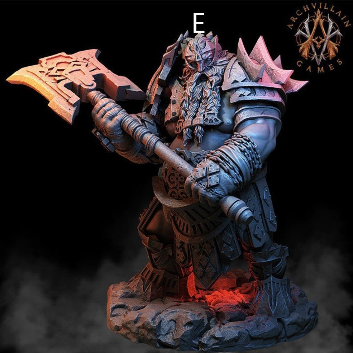 Fire Giant 6 Poses 100-120mm Fantasy Miniature Boss - Etsy