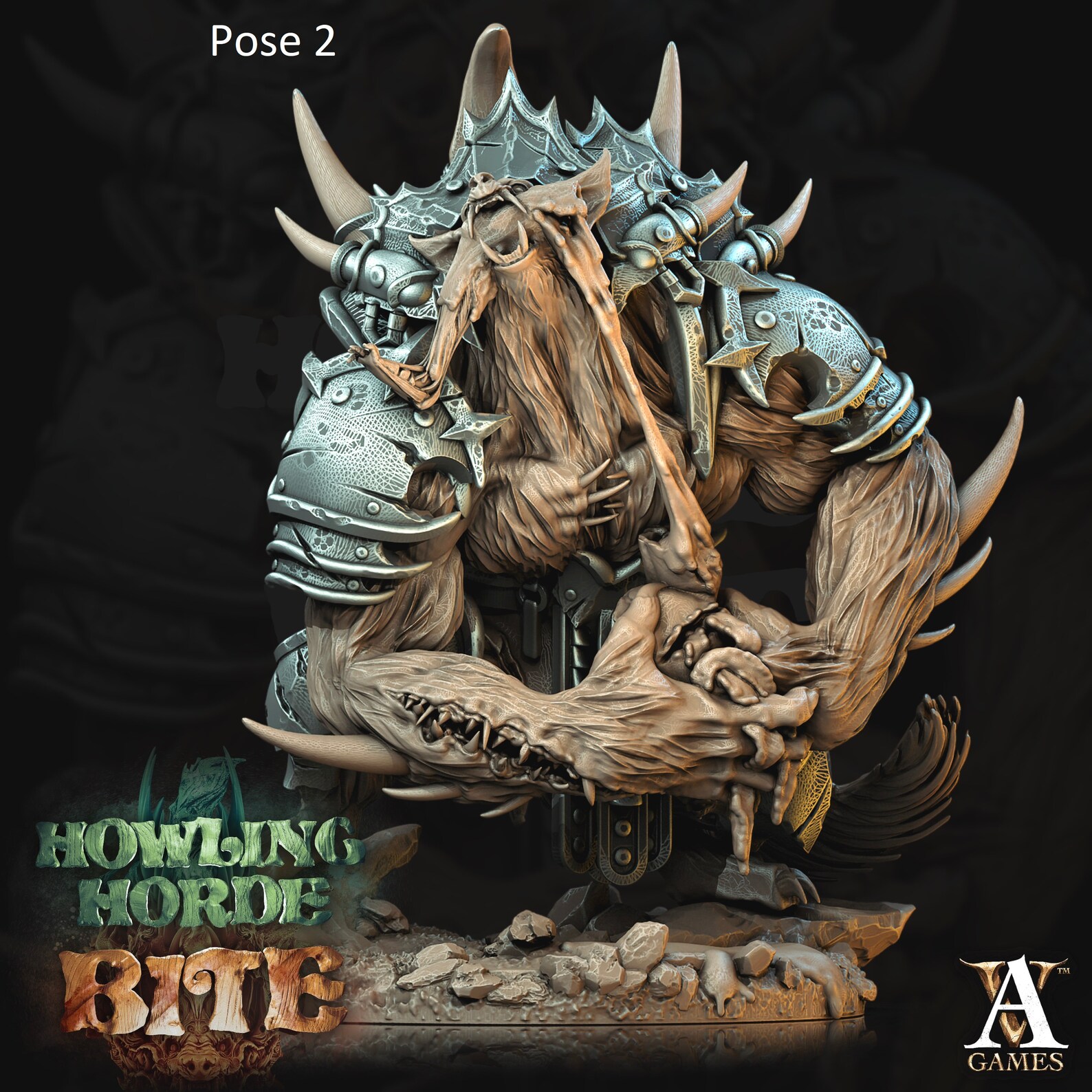 Gnoll Claws of Akata 4 Poses 25mm Base Fantasy Miniature D&D ...