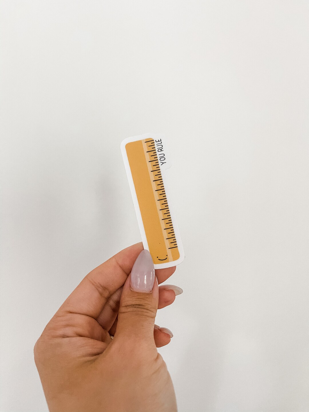 You Rule Ruler Pun Sticker - Vinyl Sticker Decal - Etsy