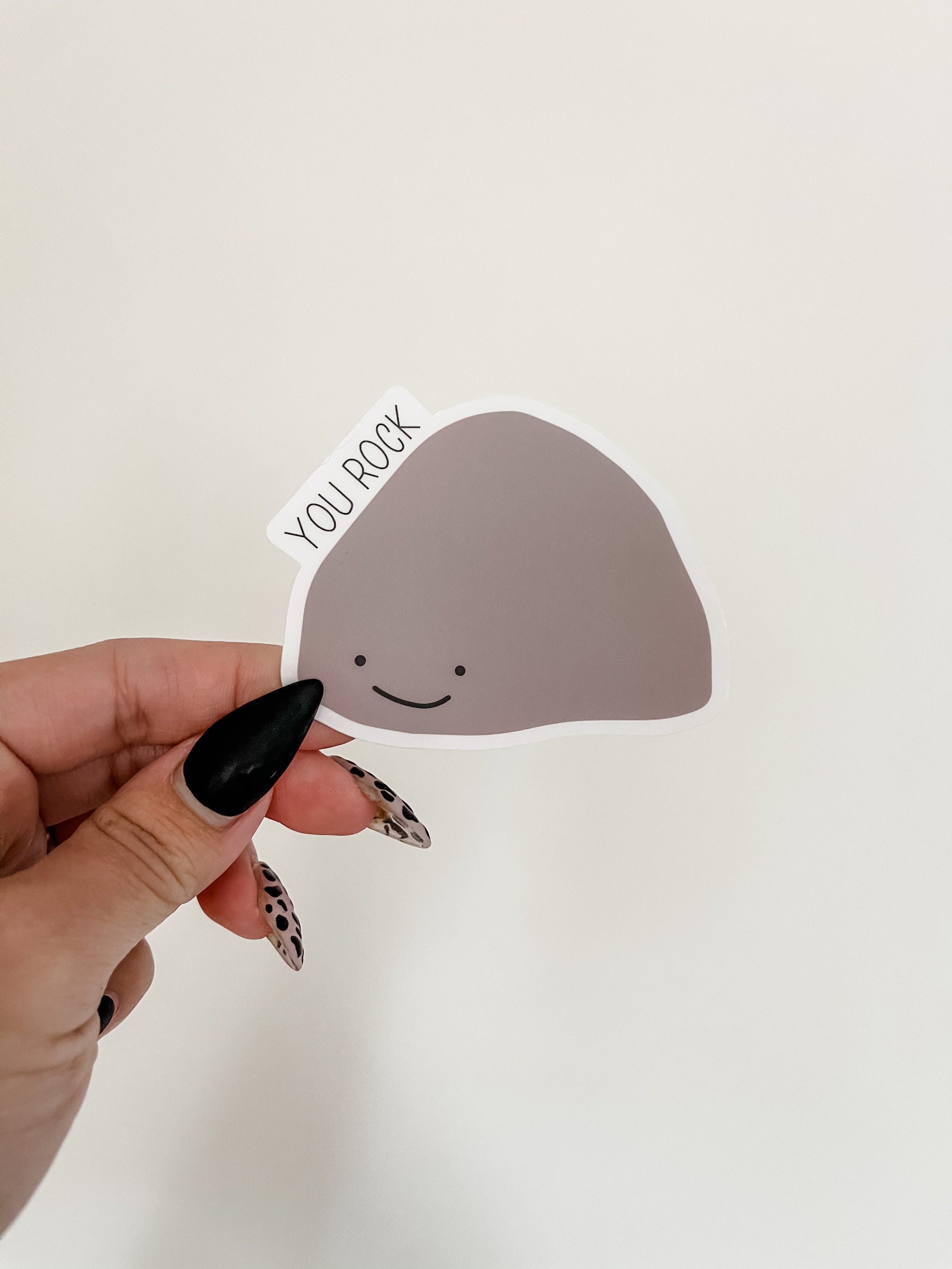 You Rock Pun Sticker CLEAR Vinyl Sticker Decal - Etsy