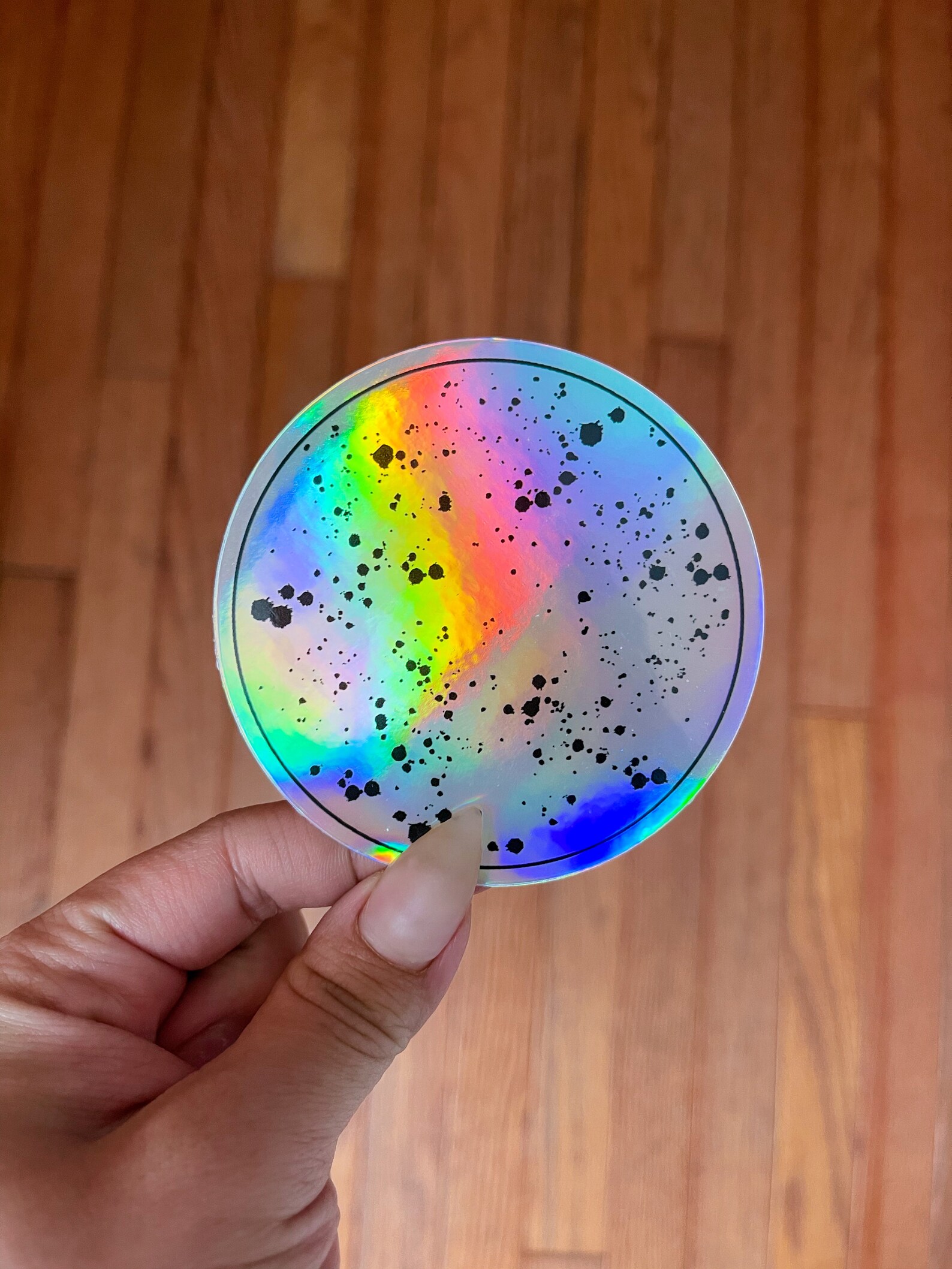Holographic Constellation Stardust Rainbow Sticker Holographic Vinyl ...