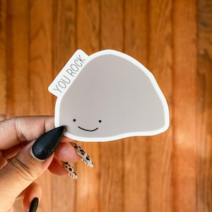 You Rock Pun Sticker CLEAR - Vinyl Sticker Decal - Etsy